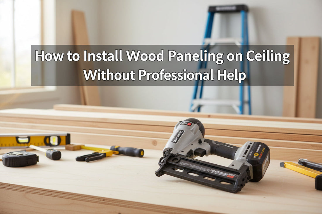 How to Install Wood Paneling on Ceiling Without Professional Help ...